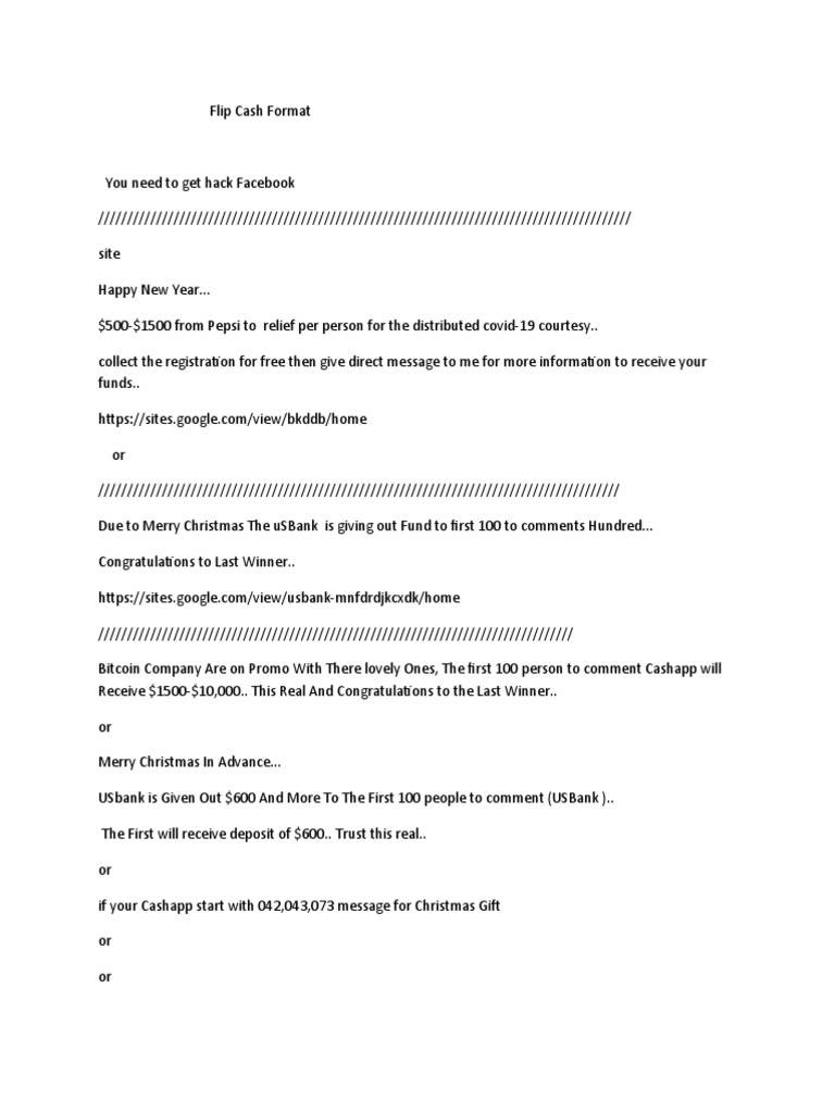 Cash App Flip Method Explained | PDF