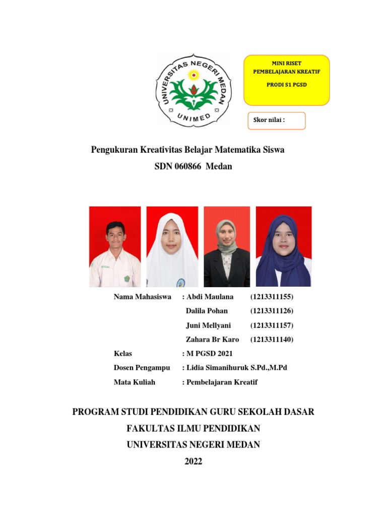 Mini Riset Pembelajaran Kreatif Kelompok 4 Fix | PDF