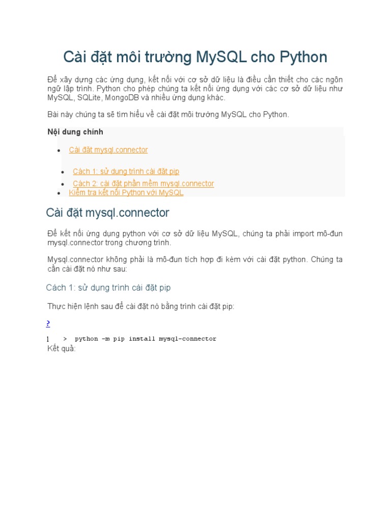 Lam Viec Voi Mysql Pdf