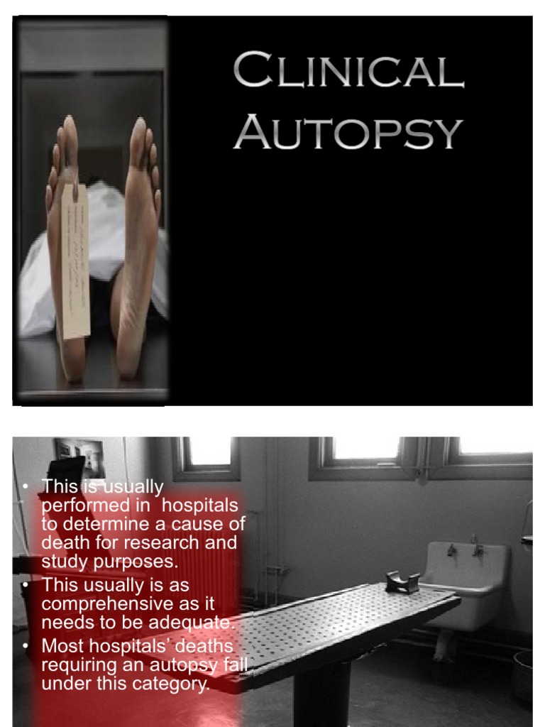 Clinical Autopsy | PDF | Autopsy | Pathology