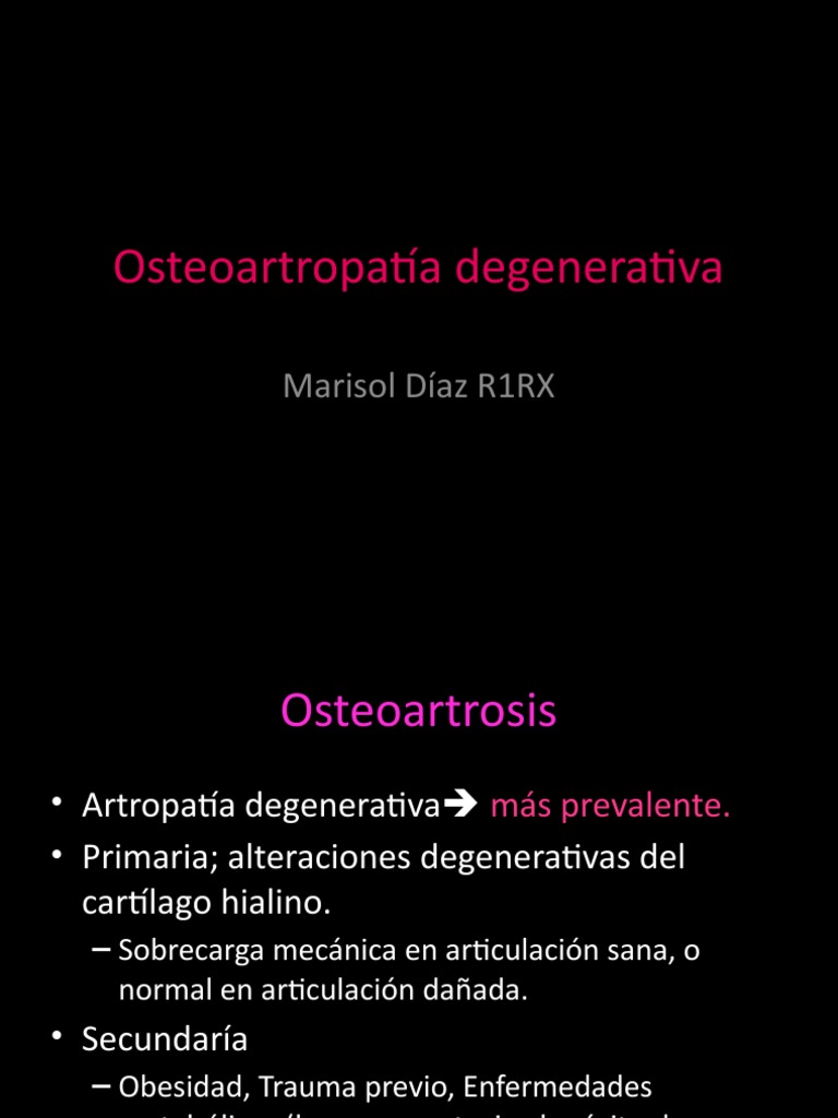 Osteoartrosis: Causas y Diagnóstico Radiológico | PDF | Rodilla ...