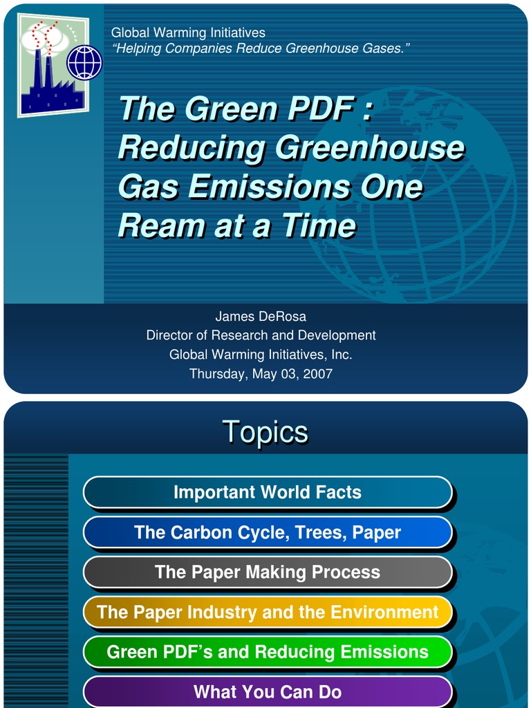 The Green PDF Revolution | PDF | Carbon Cycle | Pulp (Paper)