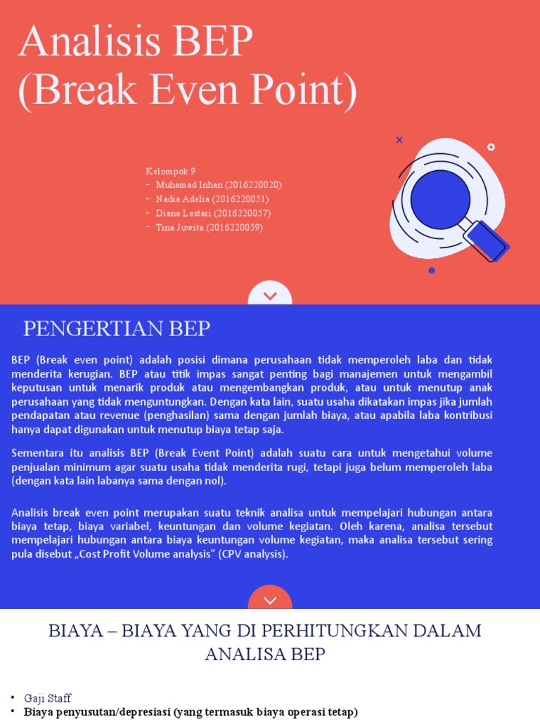Kel 9 Analisis BEP | PDF