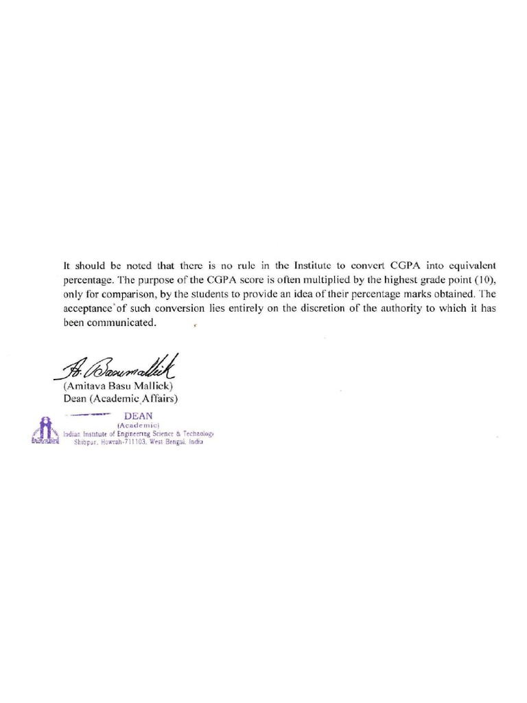 Conversion Formula IIEST | PDF