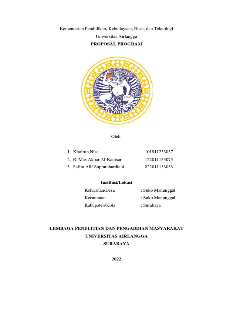 PROPOSAL KKN TEMATIK STUNTING - Kelompok 95 FIX | PDF