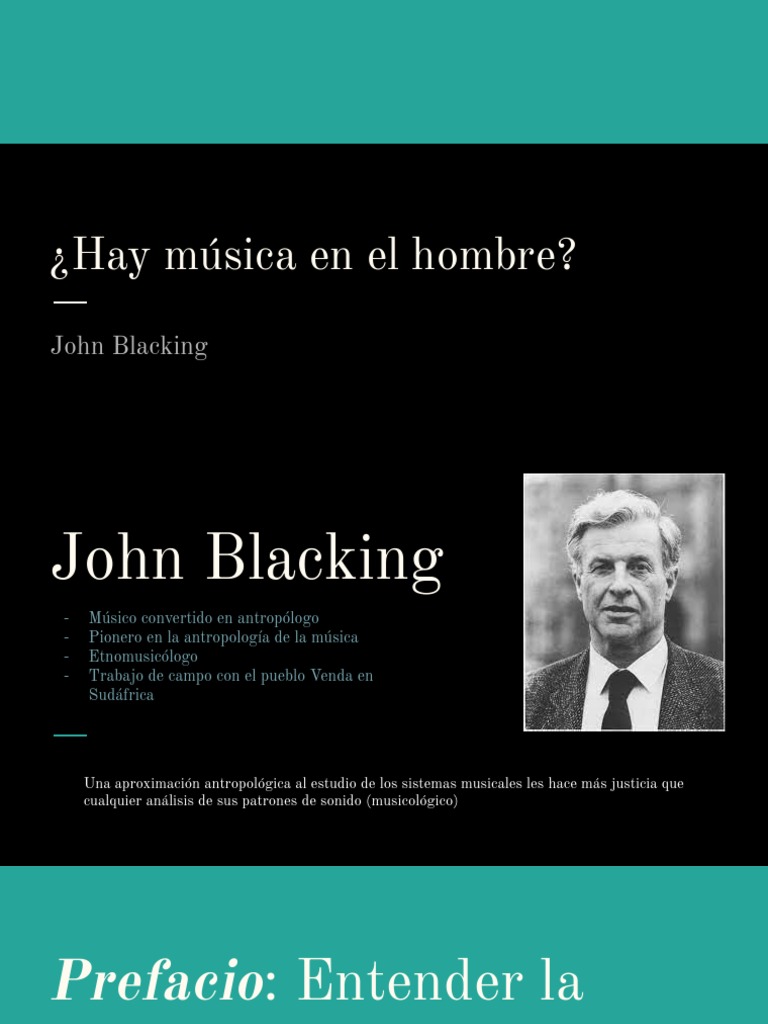 John Blacking | PDF | Antropología | Sociedad