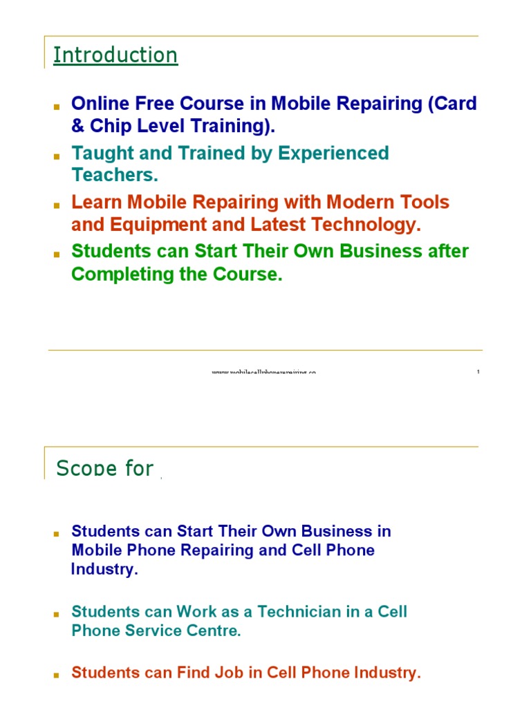 Mobile Phone Repairing PDF 2 | PDF | Capacitor | Diode