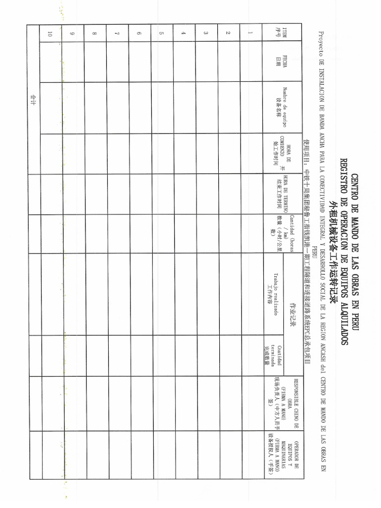 Formato de Control | PDF