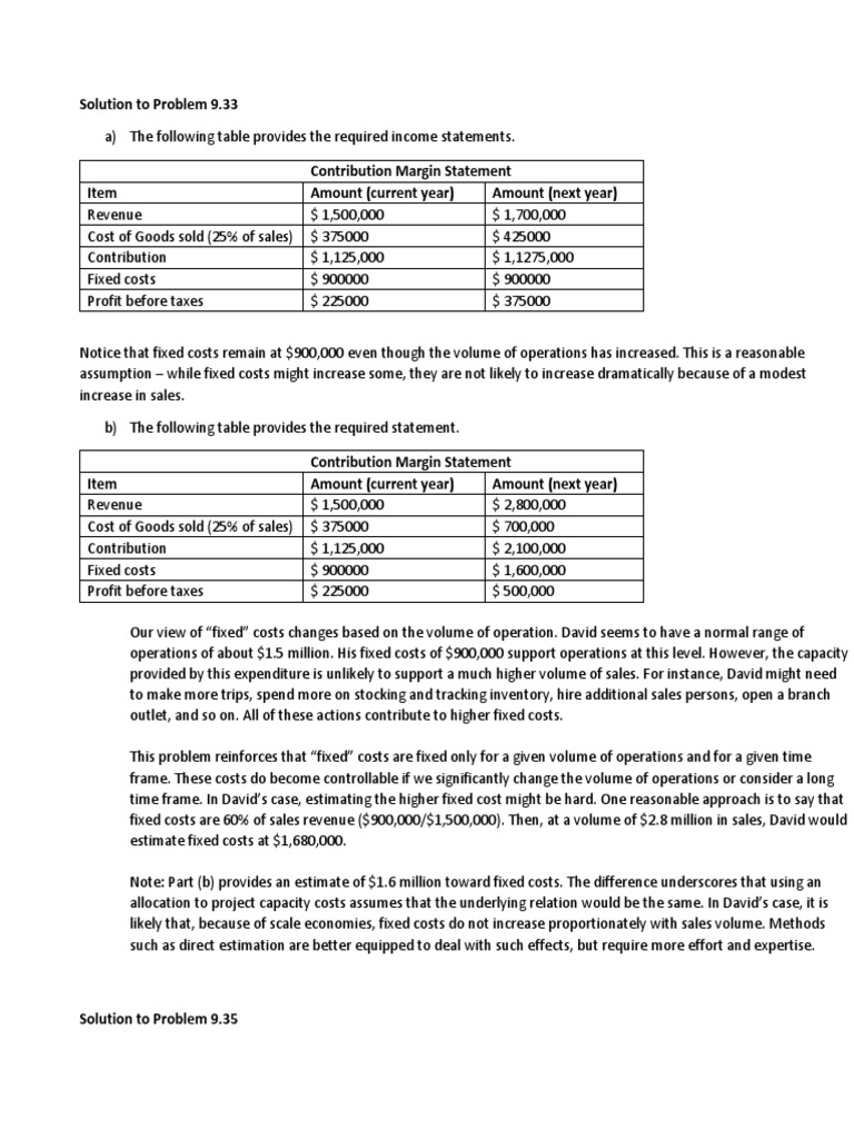 Session 4 Practice Problems | PDF | Cost Of Goods Sold | Gross Margin