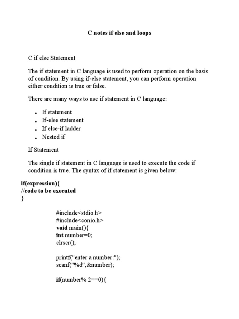 If Else Loop IBM | PDF | Control Flow | Software Development