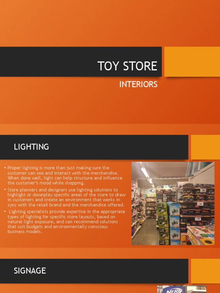Toy Store Design Literature Study | PDF