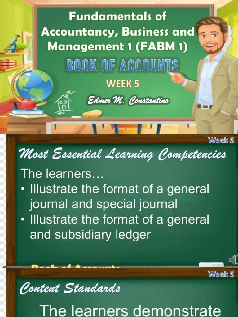 FABM 1 Book of Accounts | PDF