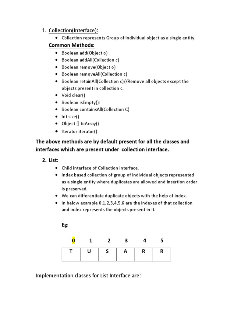 Arraylist Notes Pdf Array Data Structure Computing