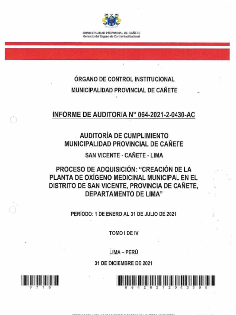 Auditoria de Cumplimiento | PDF