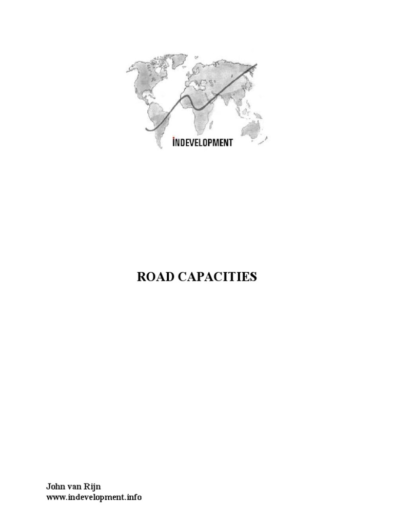 Capacity of Roads | PDF | Traffic | Controlled Access Highway