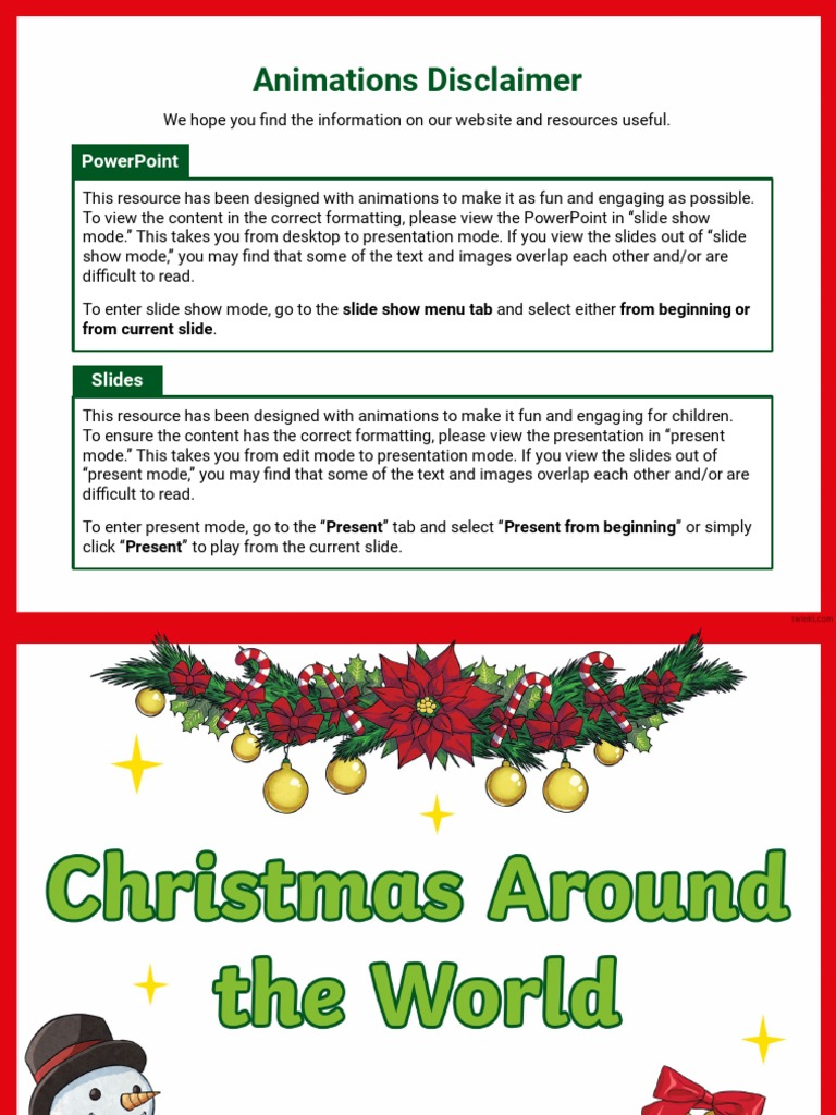 Us-T-T-7940-Christmas-Around-The-World-Powerpoint | PDF | Christmas ...