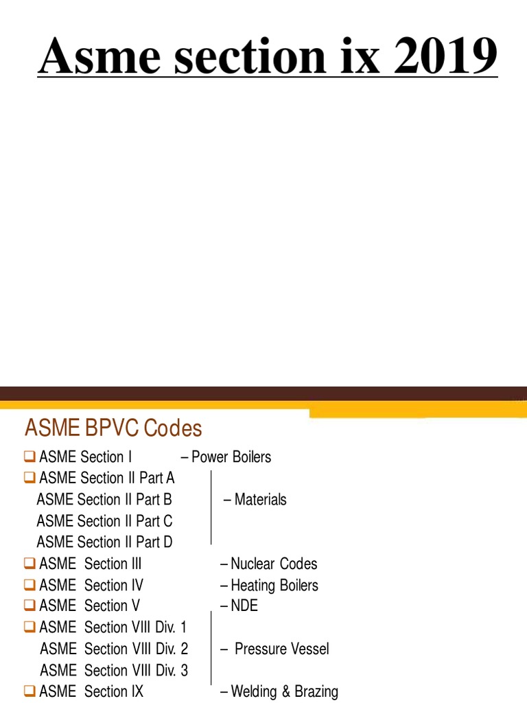Basic of Asme Sec Ix | PDF | Welding | Construction