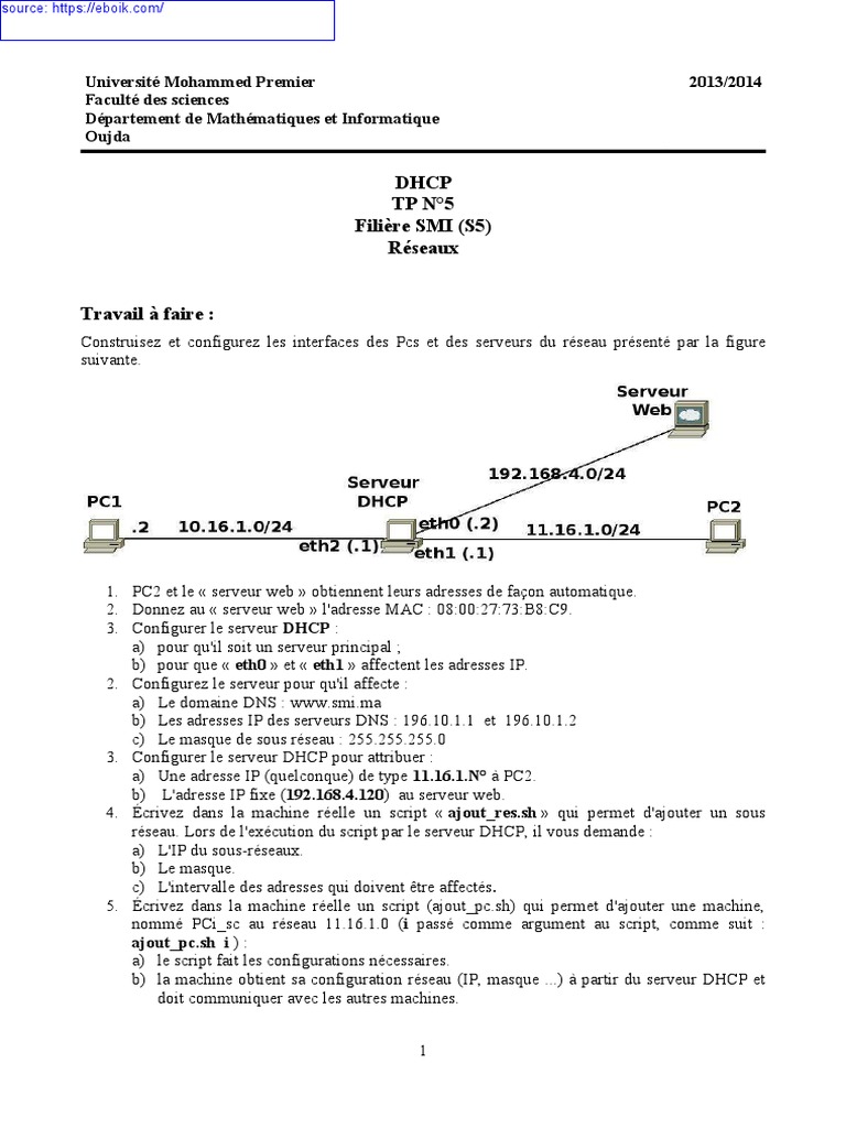 TP5 DHCP Compressed | PDF