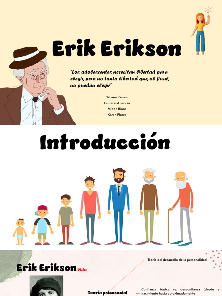 Teoría de Erikson: Desarrollo Psicosocial | PDF | Conceptos ...