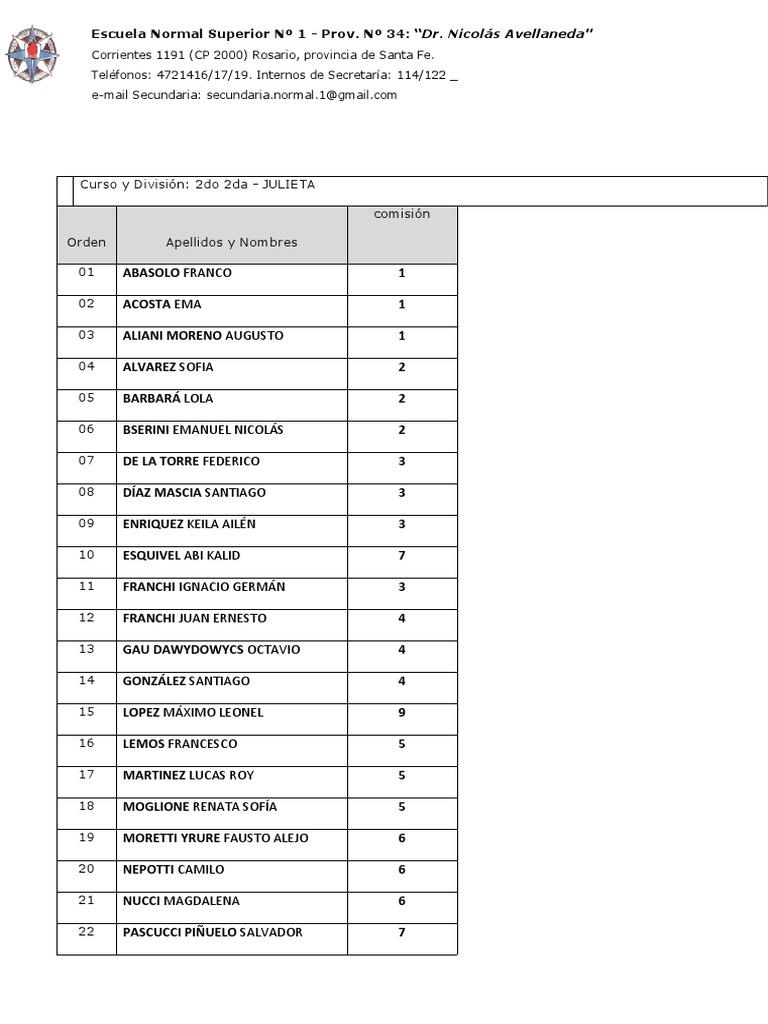 2do 2da - COMISION | PDF