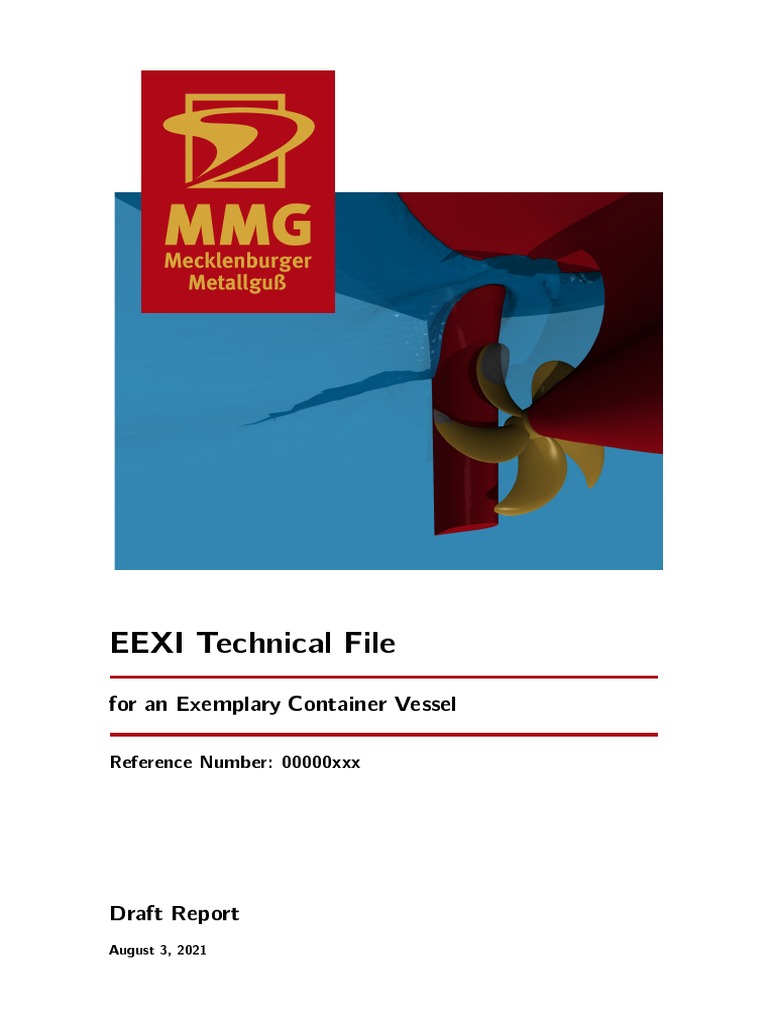 EEXI Technical File Sample | PDF