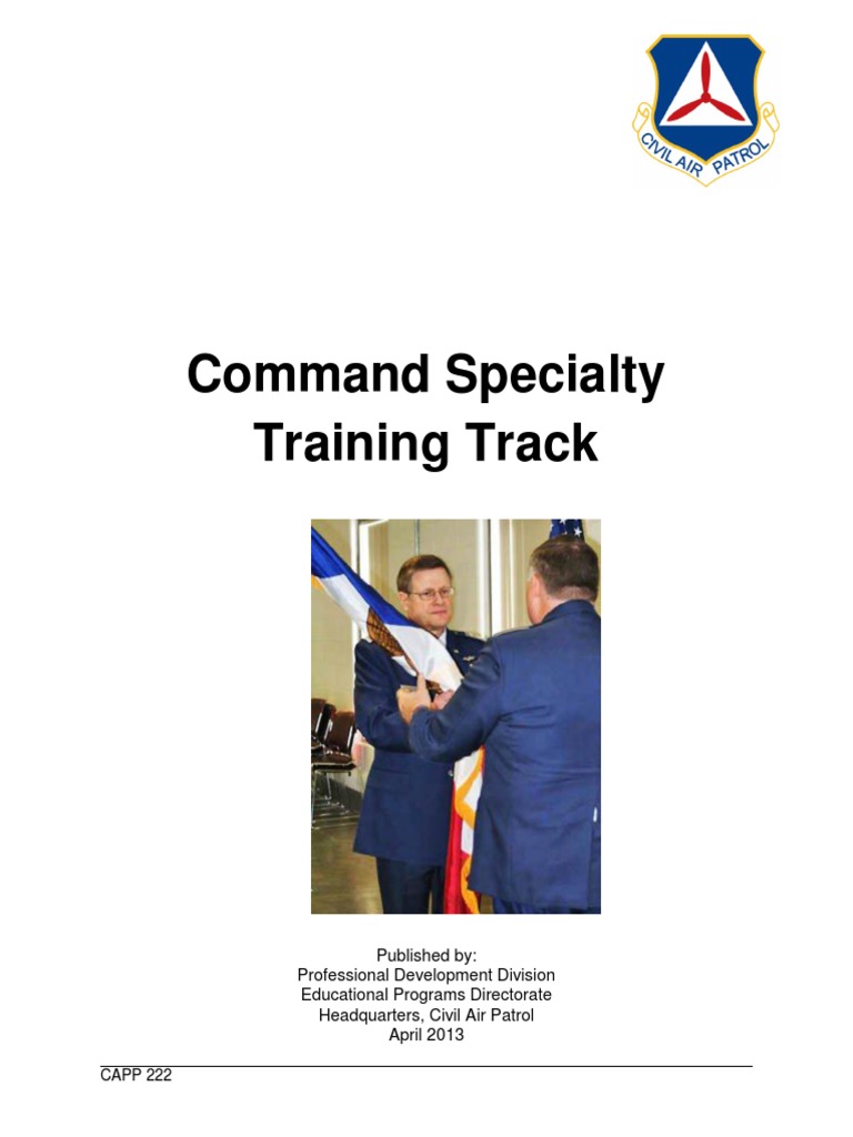 Civil Air Patrol Command Specialty Training Track | PDF | Military