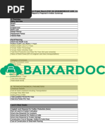 Niteshift Stewarding Check List | PDF | Kitchen | Tools