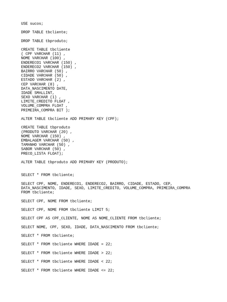 Curso MySQL Básico | PDF | SQL