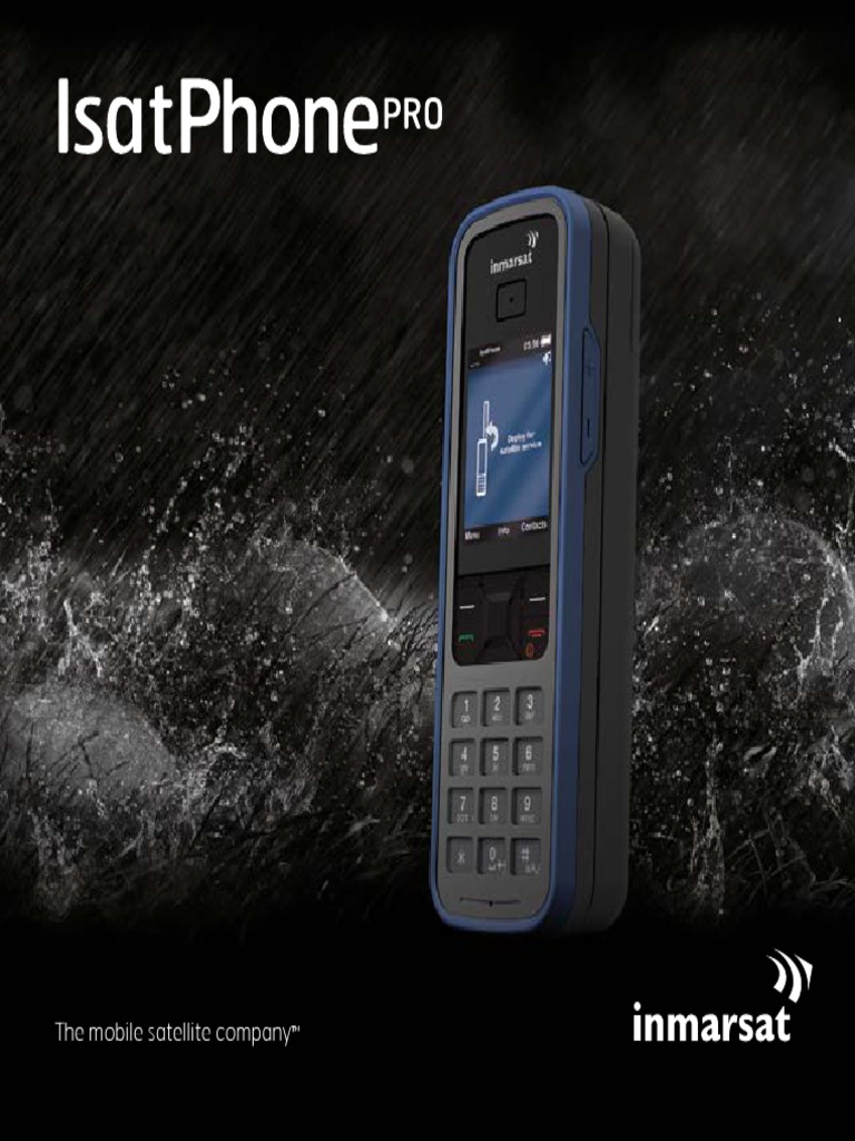 Inmarsat IsatPhone Pro Brochure | PDF