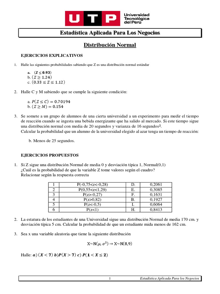 S07.s2 Material Complementario | PDF | Distribución normal | Desviación Estándar