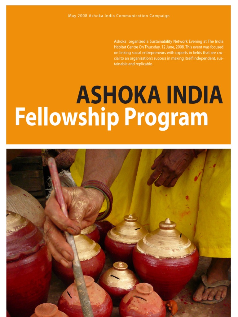 Ashoka India 2008 Fellowship Highlights | PDF | Emergency Management ...