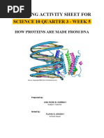 Lesson Plan Grade 10 Mutation | PDF | Genetic Code | Gene