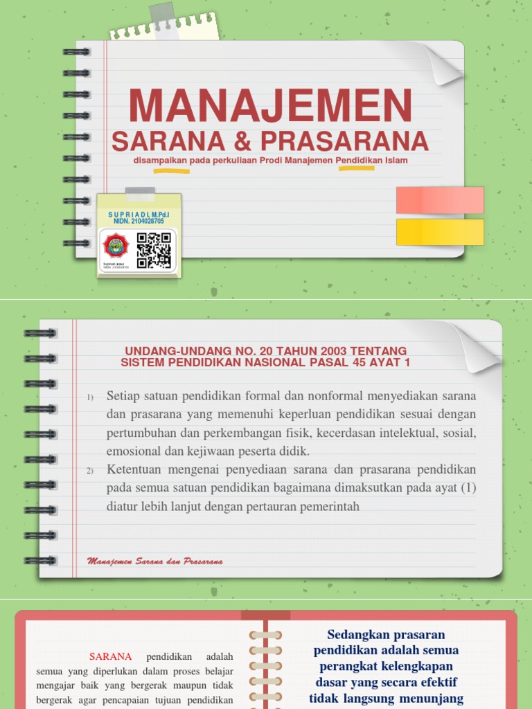 Manajemen Sarpras 1 | PDF