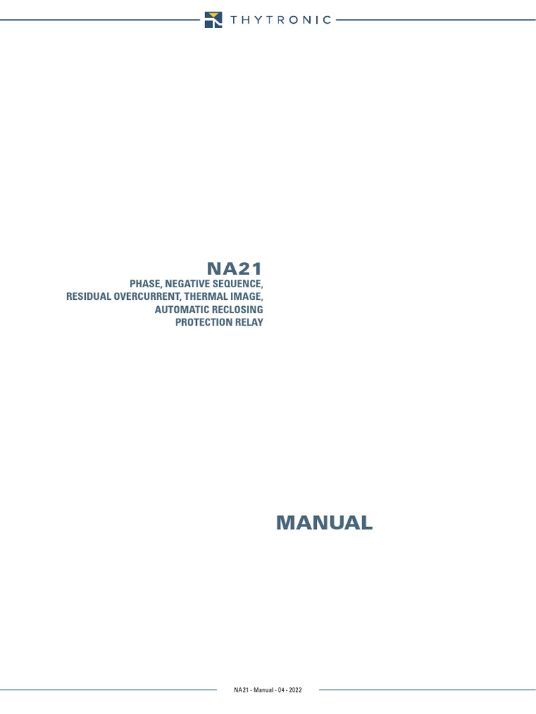 Manual NA21 04 2022 | PDF | Programmable Logic Controller | Relay