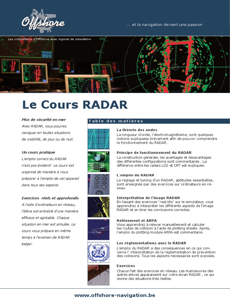 Cours Pratique de Radar Maritime | PDF