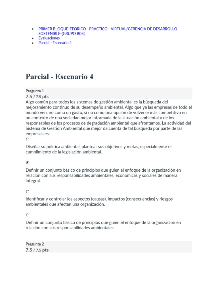 Parcial - Escenario 4 2022 | PDF