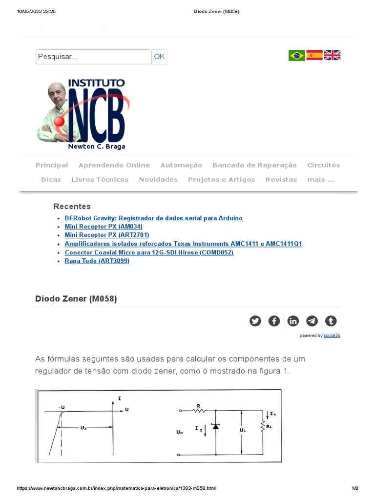 Diodo Zener (M058) | PDF