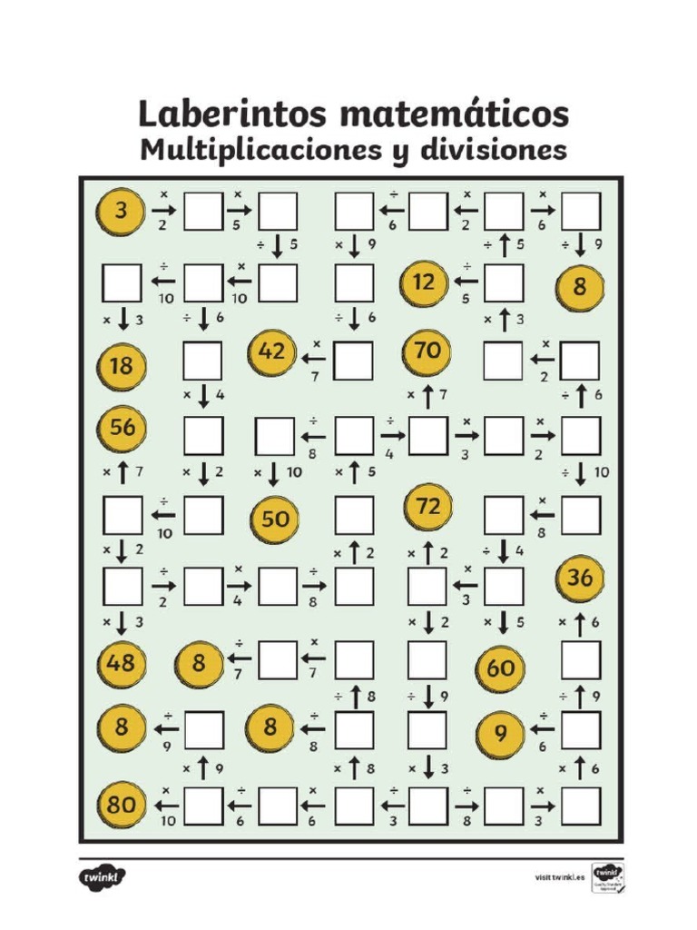Laberinto Matemático | PDF