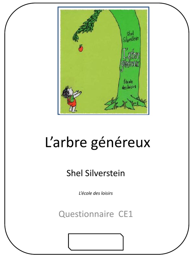 L Arbre Genereux - Texte | PDF