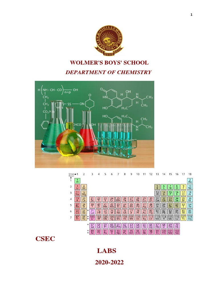 Chemistry Lab Guide for Students | PDF