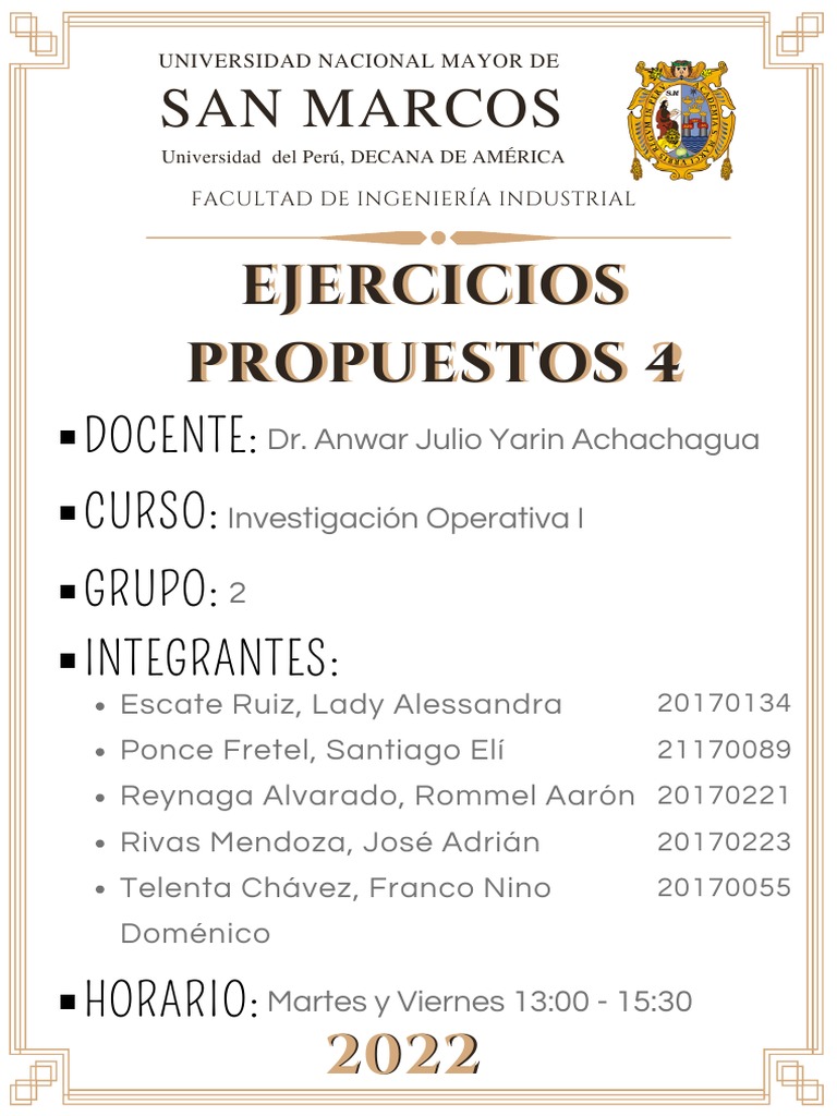 Optimización de Producción y Costos | PDF