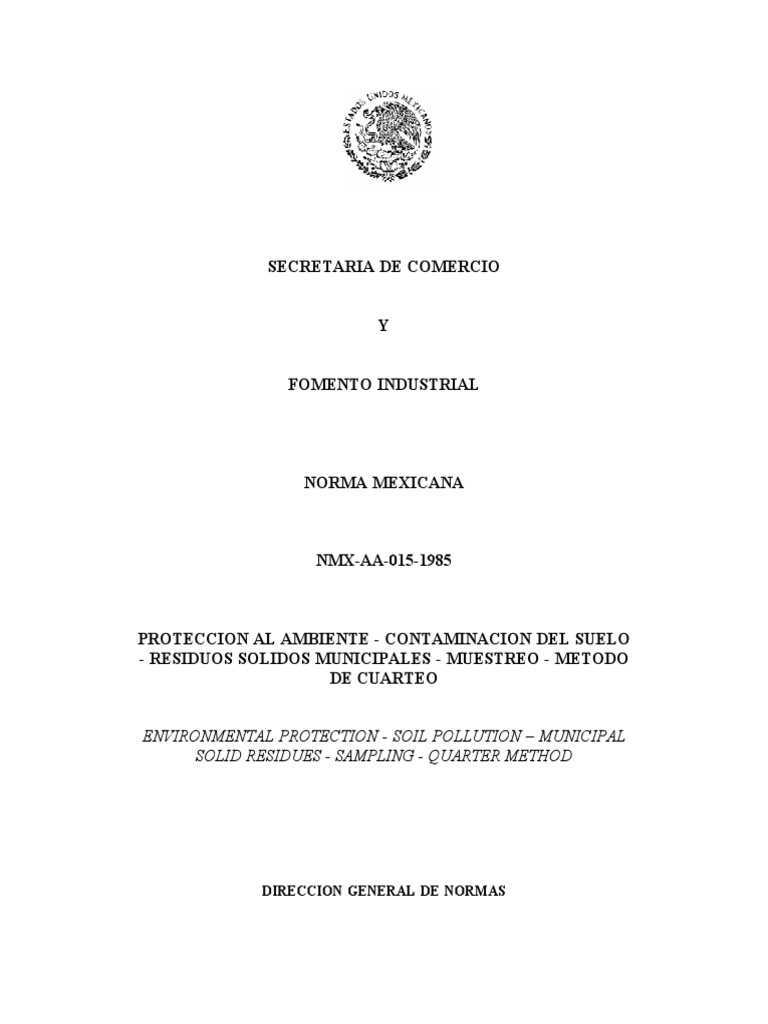 Proporcionando un título conciso y representativo para la Norma ...