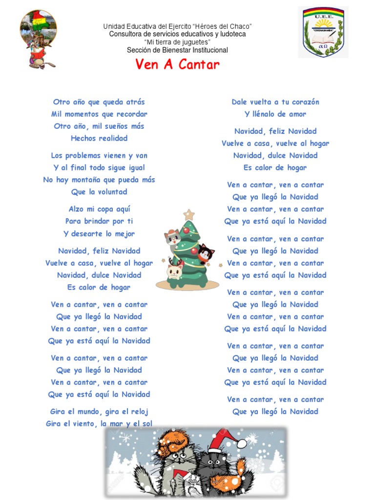 Ven A Cantar Navidad | PDF