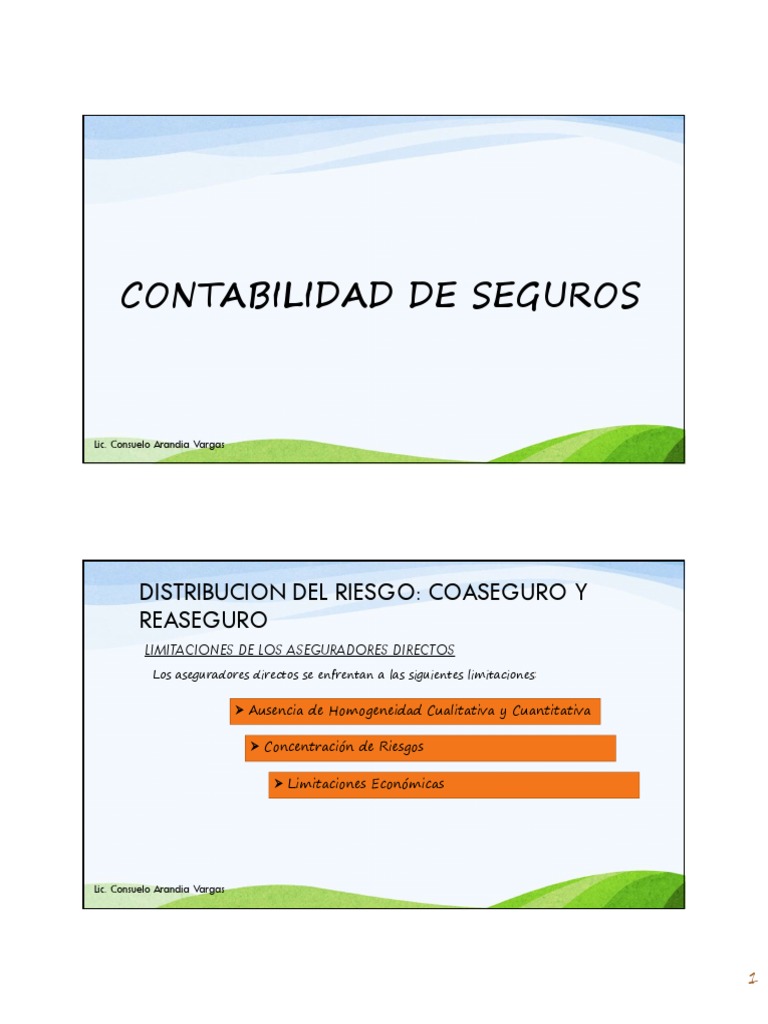 Coaseguro y Reaseguro | PDF | Reaseguro | Seguro
