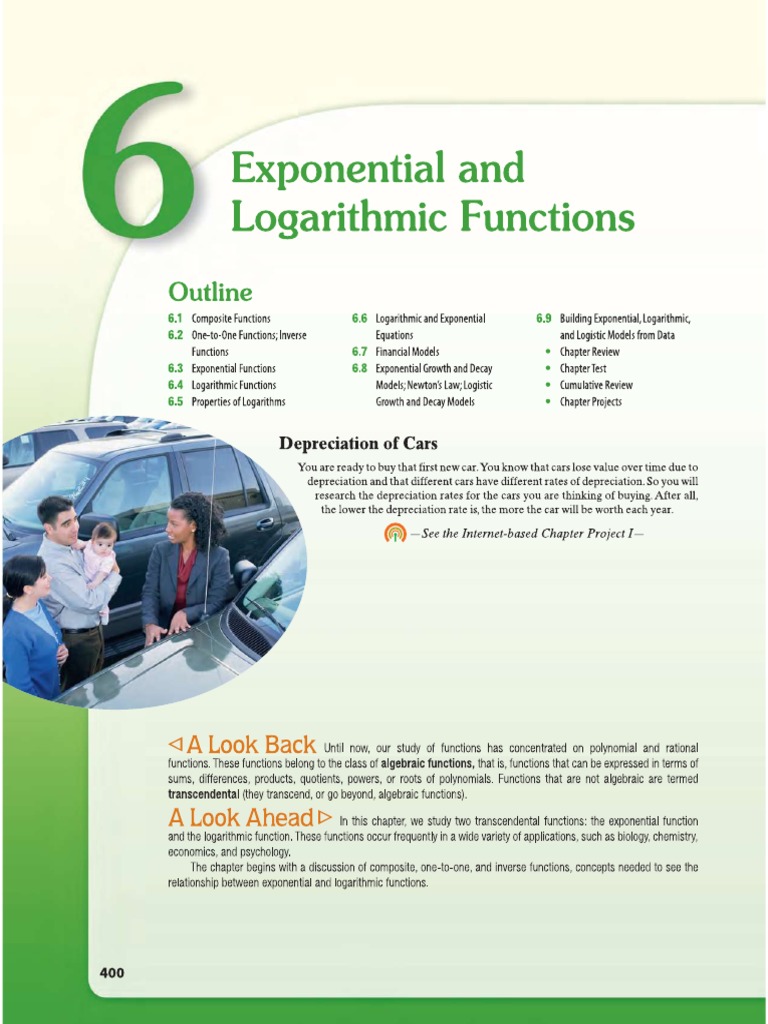 Chapter 6 Exponential And Logarithmic Functions Pdf