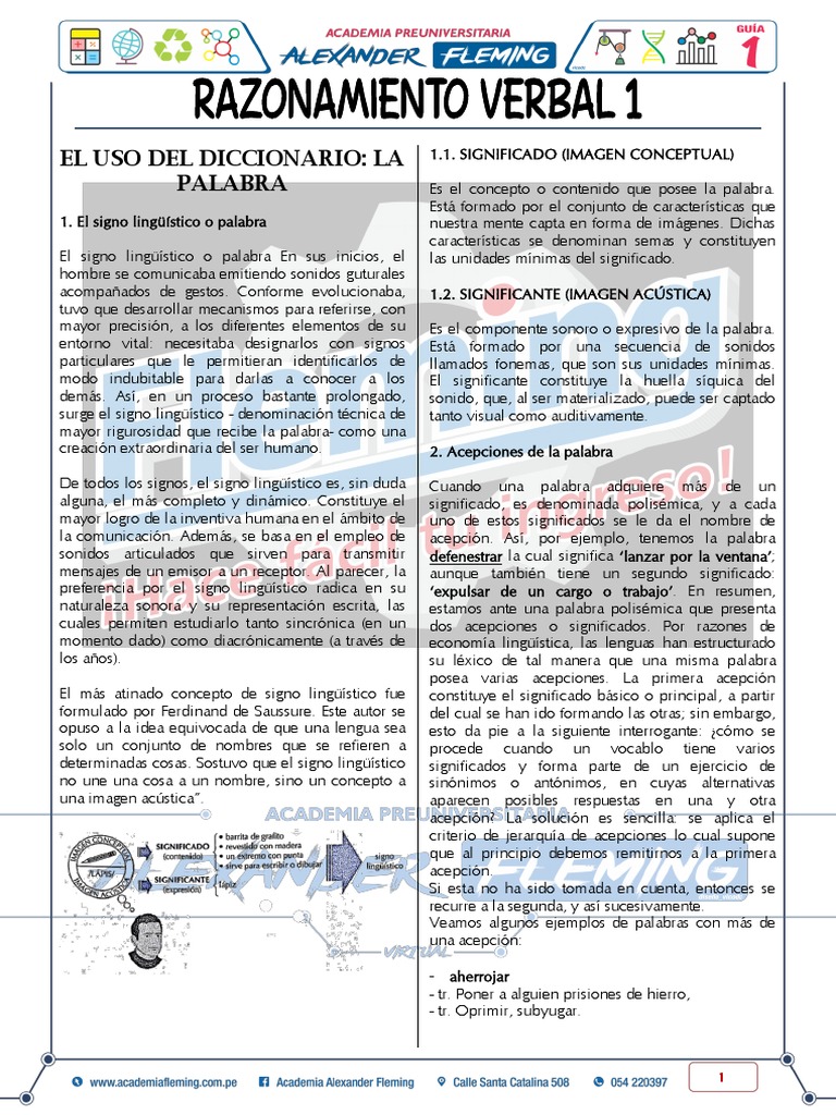 Significado y Acepciones de Palabras | PDF | Palabra | Lingüística
