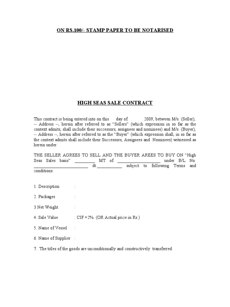 On Rs.100/-Stamp Paper To Be Notarised | PDF | Indemnity | Taxes