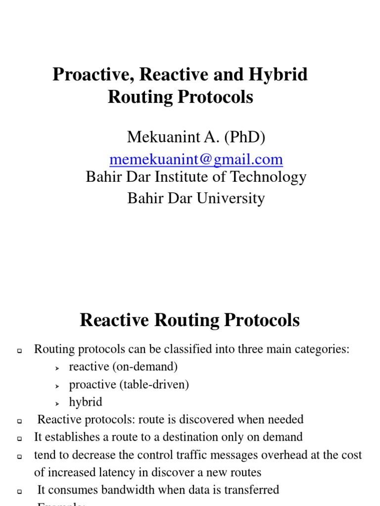 4 2 Proactive Reactive Hybrid Protocols Pdf