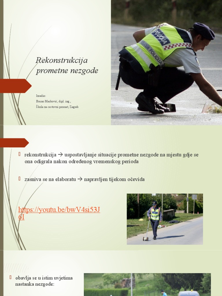 Tehničar Cestovnog Prometa - Prometna Tehnika - Rekonstrukcija Prometne ...