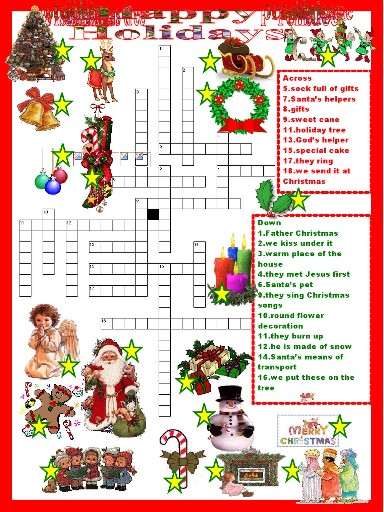 Crucigrama Navidad | PDF